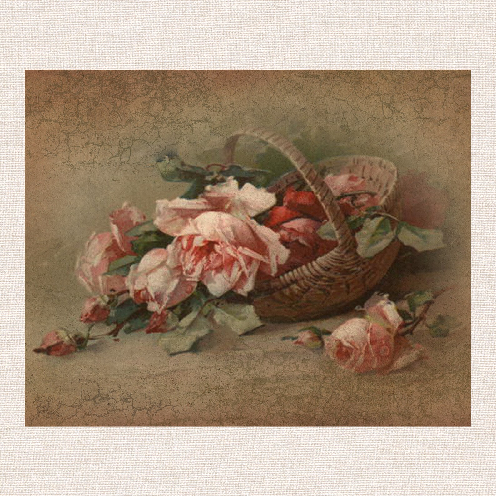 Shabby Chic, Roses, Victorian, Romantic, Vintage, Printable, Digital ...