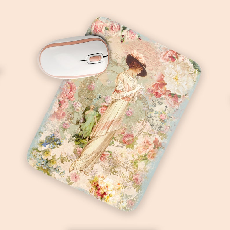 Victorian Edwardian Lady Shabby Chic Pink Lady Romantic - Etsy