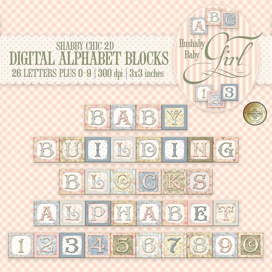 Building Blocks Clipart Alphabet B1ocks Clipart 26 Letters Block Font ...