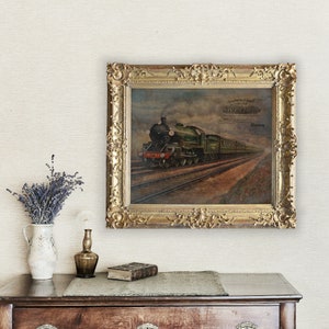 Vintage Train, Locomotive, Steam Engine, Antique Railroad, Railway ...