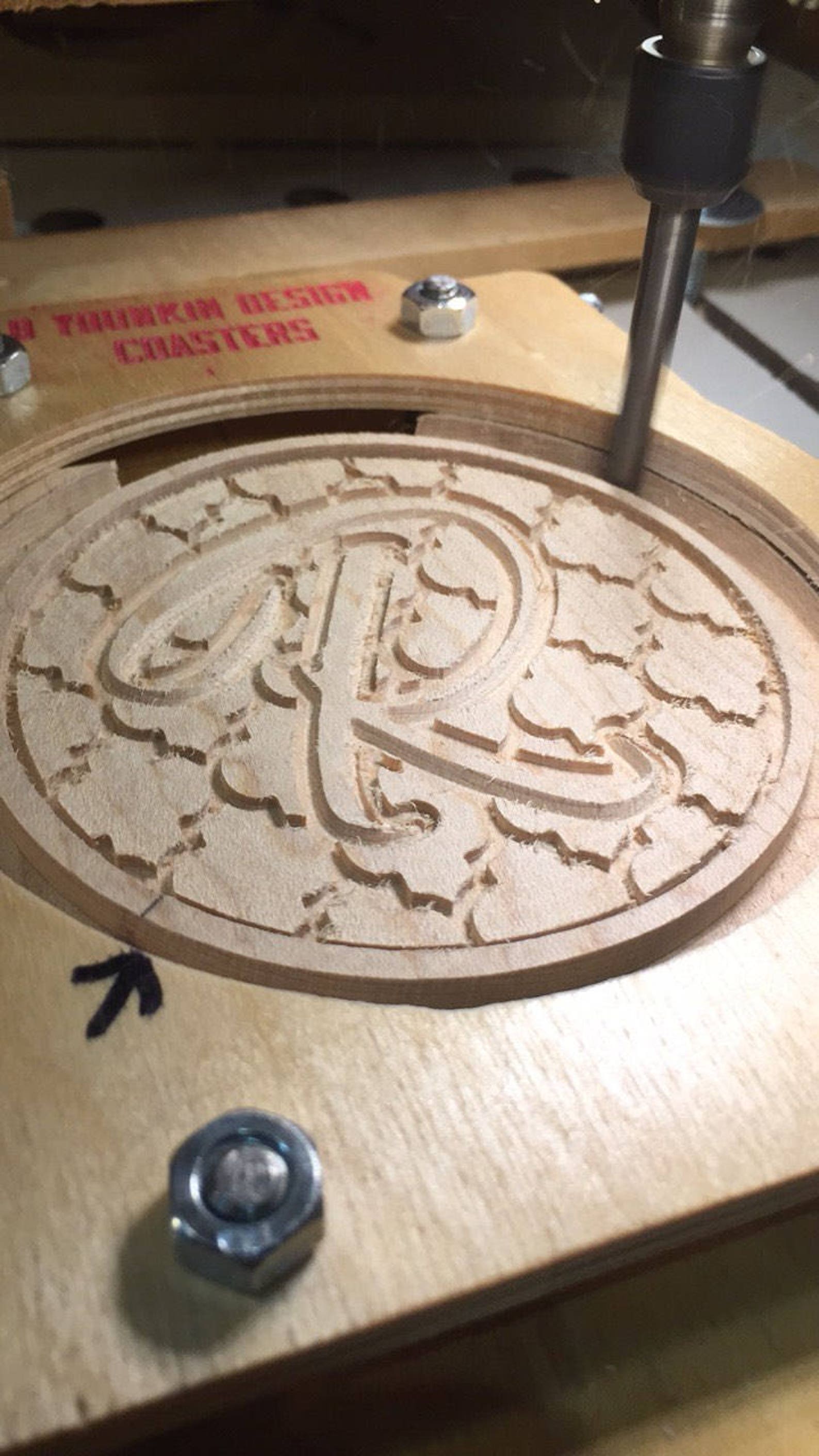 PERSONALIZED COASTERS 4 Piece Custom Name Initial Letter - Etsy