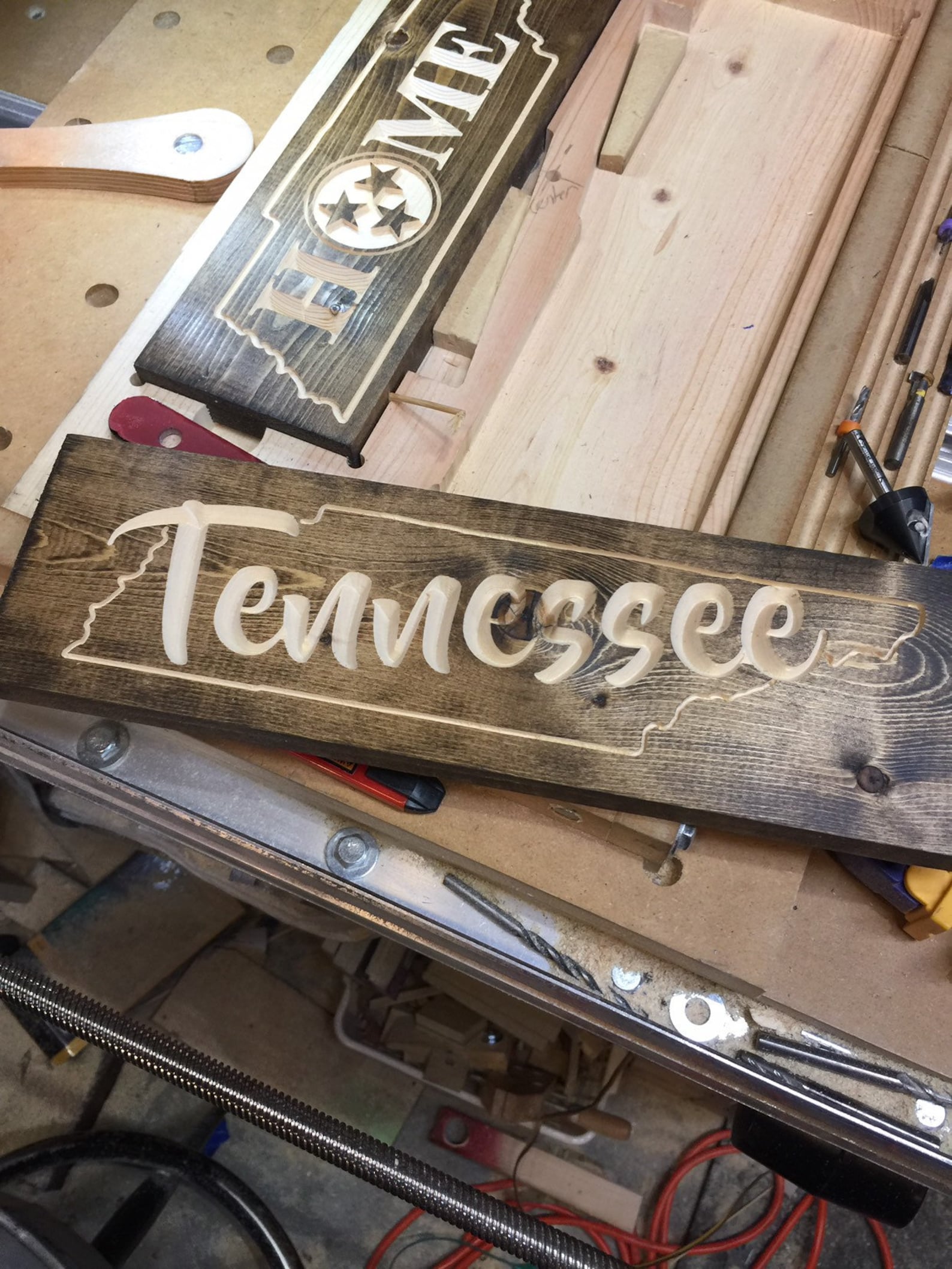 Tennessee Wooden Sign Wall Art Tennessee Sign Nashville | Etsy