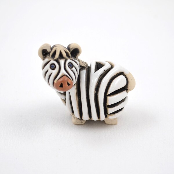 Ceramic Zebra Figurine - Etsy