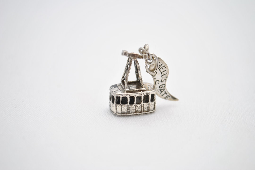 Vintage Hell's Gate British Columbia Airtram Charm - Sterling Silver ...
