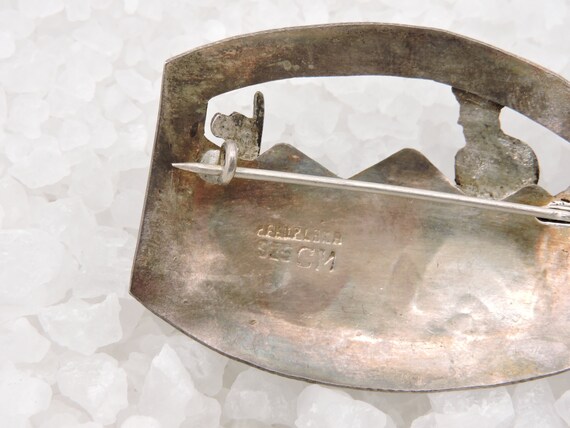 Vintage 1960's Peru Sterling Silver Alpaca and Herder… - Gem