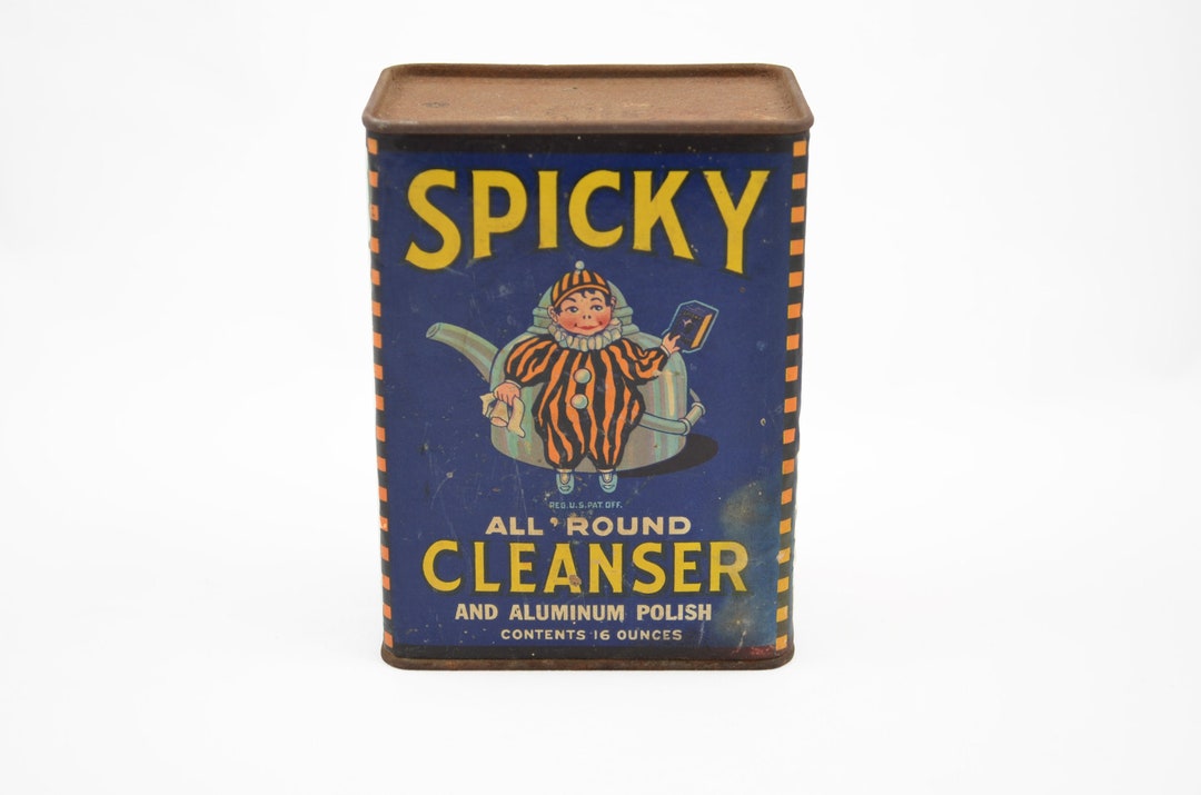 Antique Spicky All Round Cleanser Tin Full Tin New Never Used Sealed ...