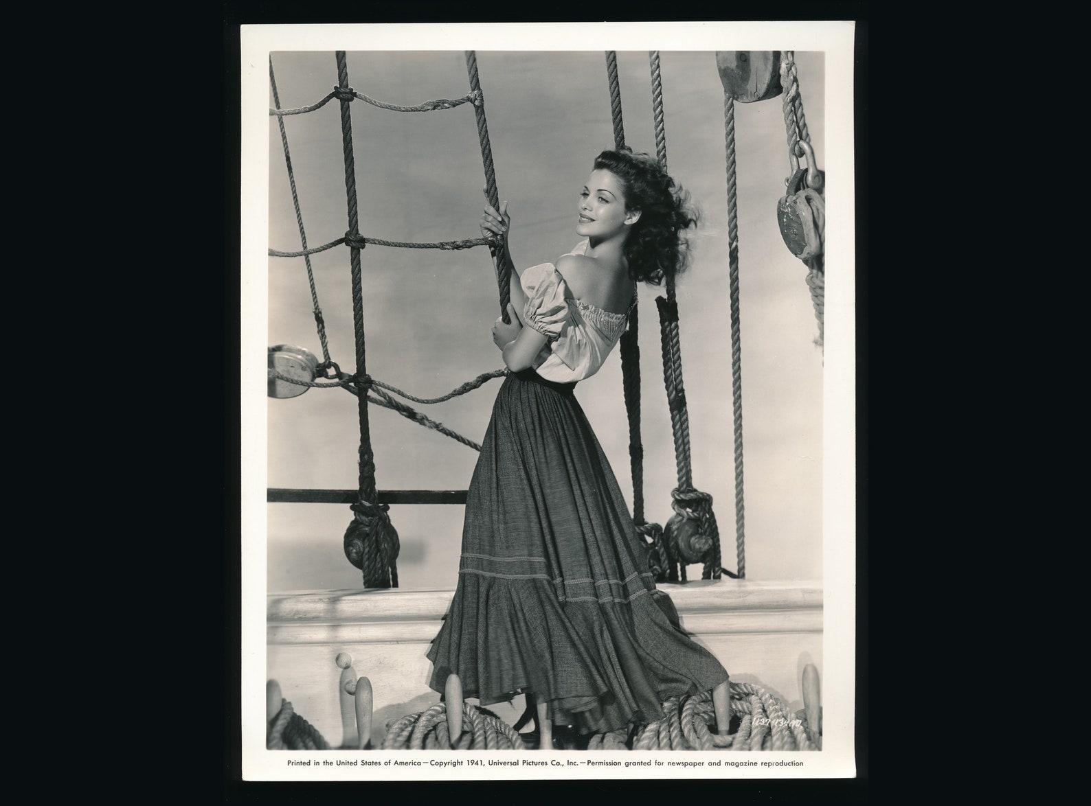 Vintage 1940's Carol Bruce 8x10 Studio Photo Universal | Etsy