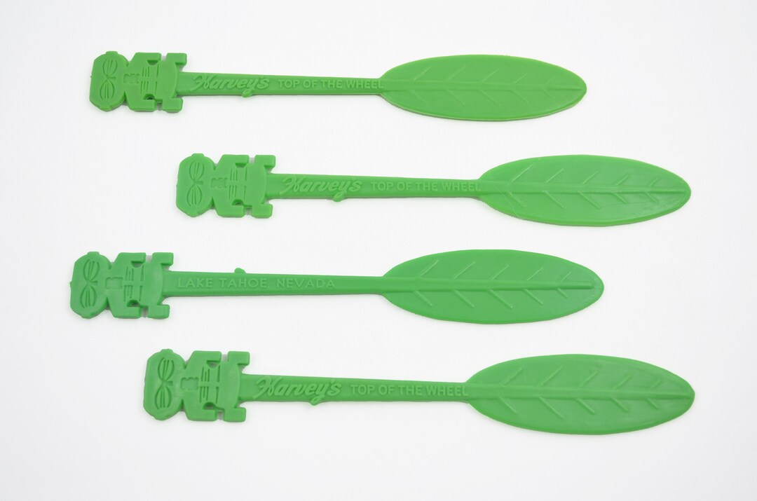 Vintage Harvey's Top of the Wheel Sneaky Tiki Cocktail Swizzle Sticks ...