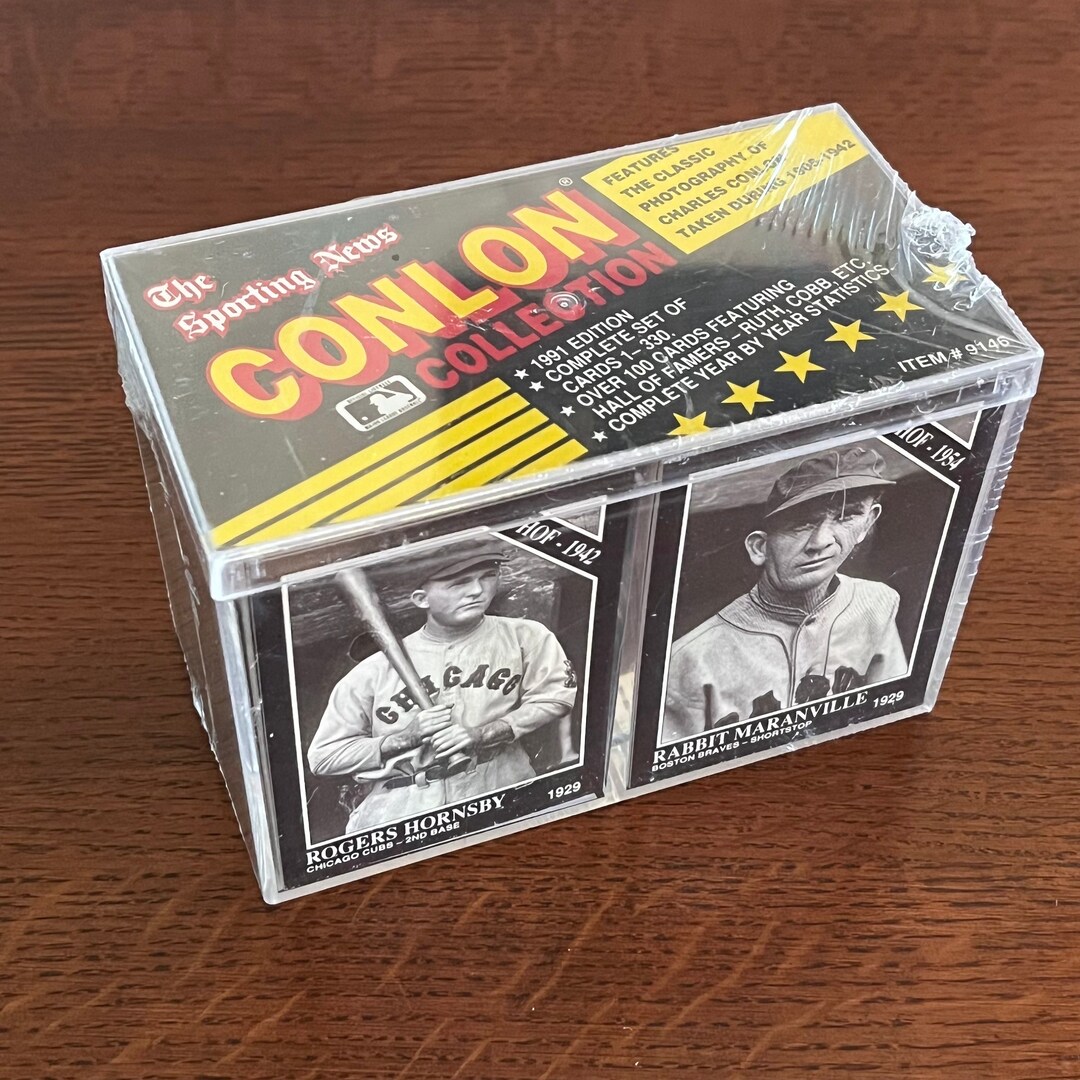 Vintage 1991 the Sporting News Conlon Collection Baseball Trading Cards ...