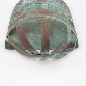 Vintage Oxidized Copper Deer Wall Mount Hanging Basket Porch Mount ...