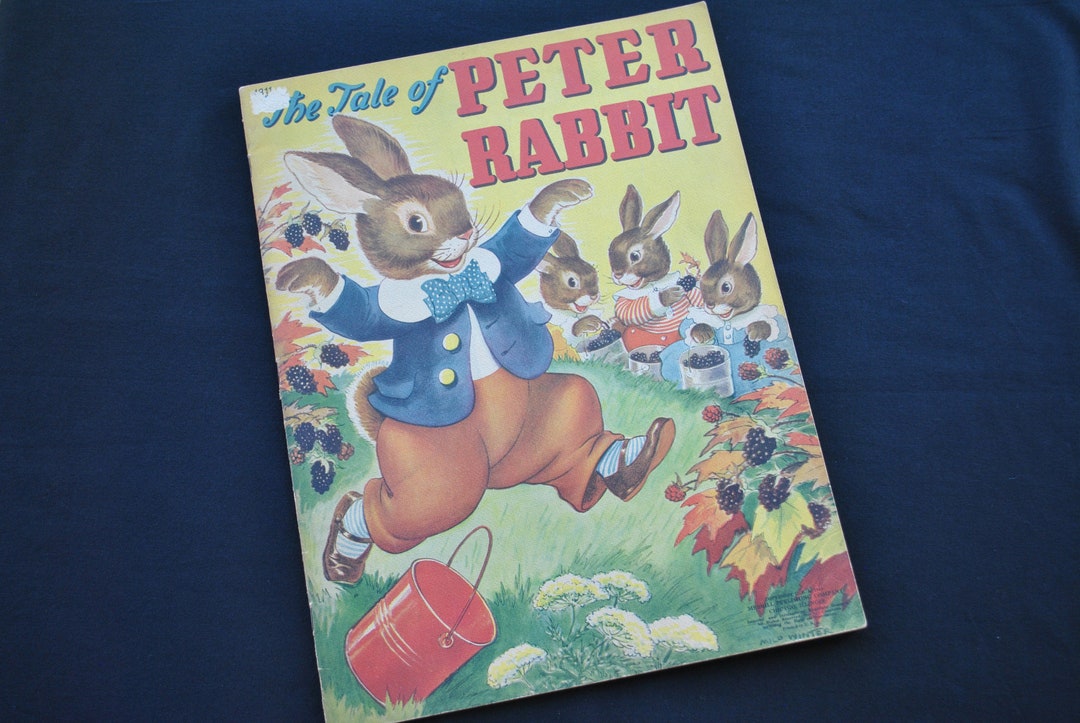 Vintage Peter Rabbit 1941 Merrill Publishing Co. Children's Story Book ...