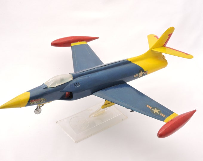 Vintage 1950's Aurora Lockheed F-90 Airplane Model Toy Fully Assembled ...