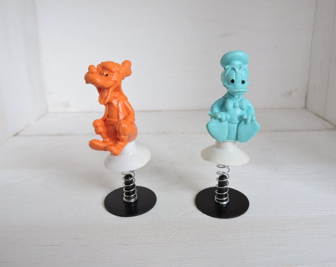 Vintage Donald Duck & Goofy Suction Cup Pop up Toys - Walt Disney ...