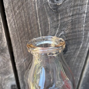Vintage Cole Farm Dairy Half Pint Square Glass Bottle Biddleford, Maine ...