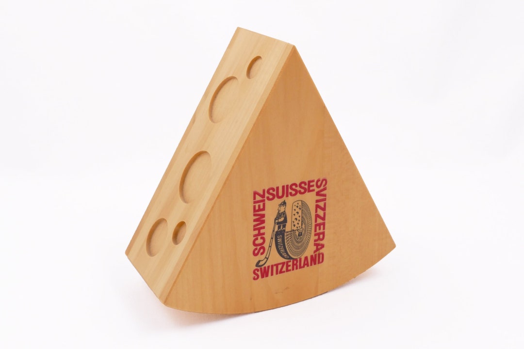 Vintage Kurt Naef Wooden Swiss Cheese Bank - Swiss Modern Design ...