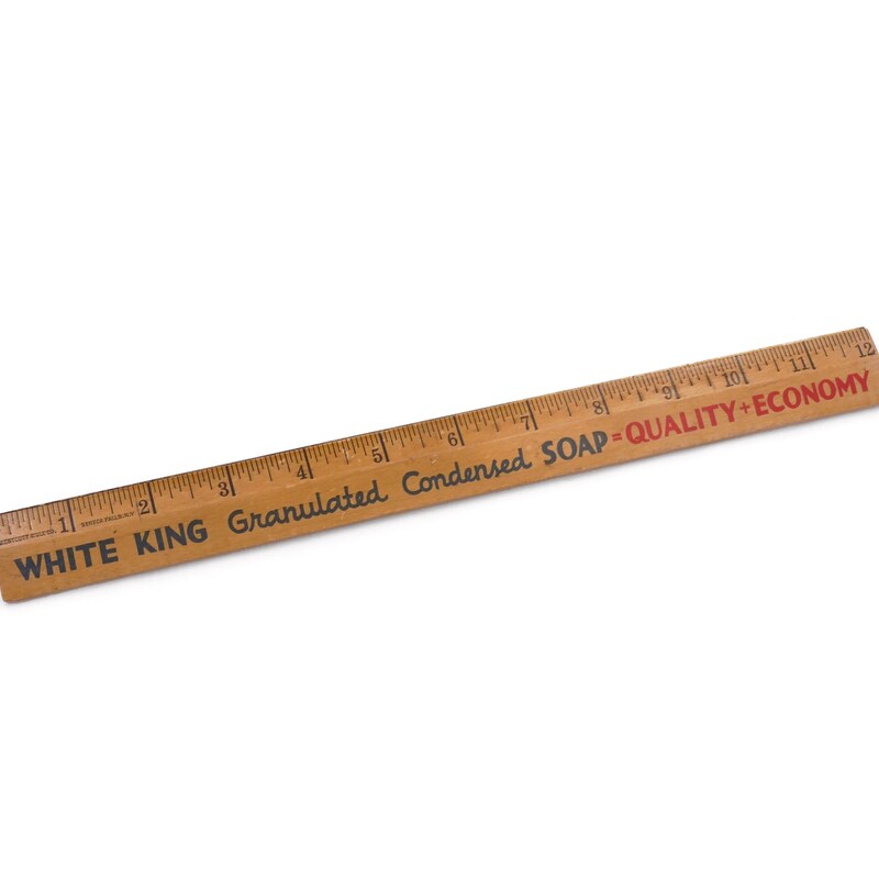 Antique 12 Inch Ruler - Etsy