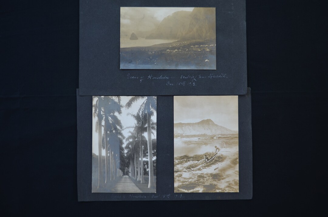 Lot of 9 Antique 1910's Hawaii Photographs Molokai Leper Colony, Oahu ...
