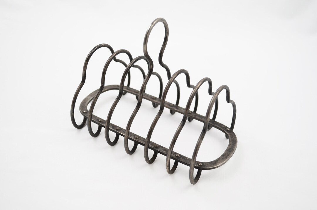 Antique 1900s WMF Silverplate Toast Rack - Rare German 6 Slice Toast ...
