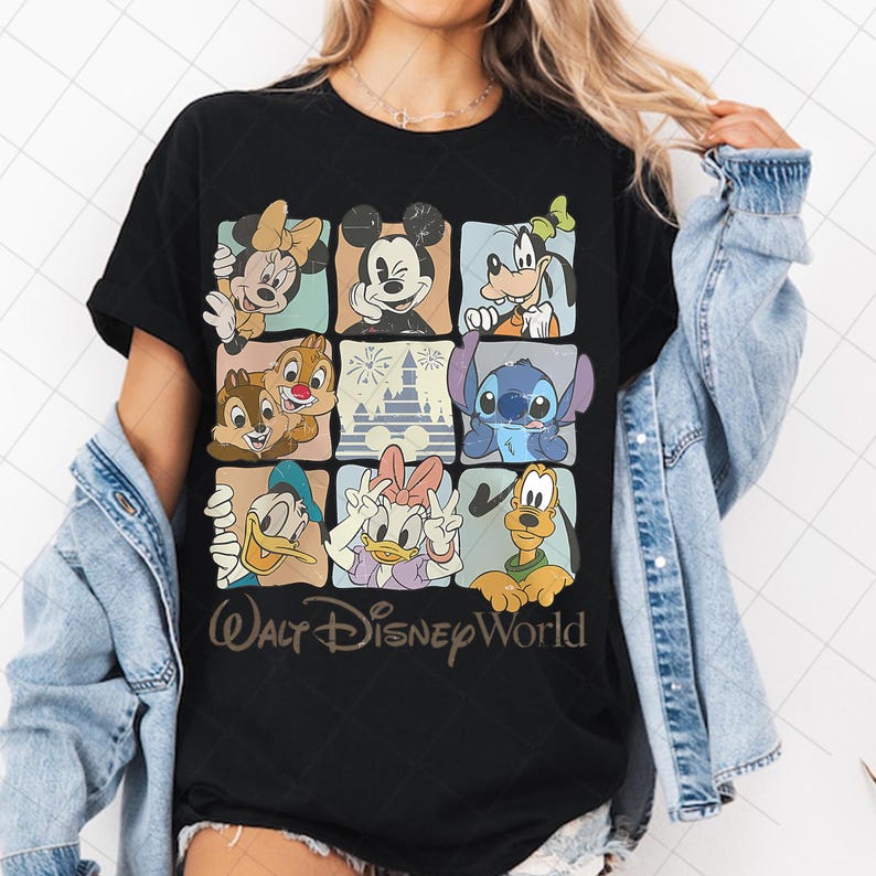 Retro Disney World Png, Vintage Disney Png, Mickey & Friends PNG ...