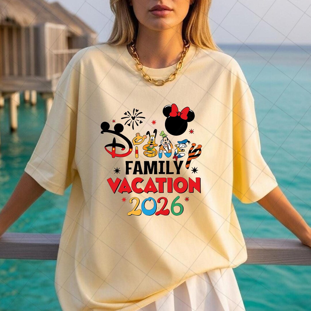 Disney 2026 Family Vacation Png, Mickey Castle 2026 PNG, Disneyland ...