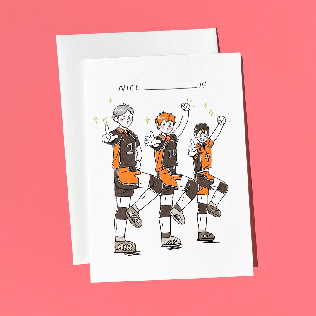 Volleyball Encouragement Greeting Card - Etsy