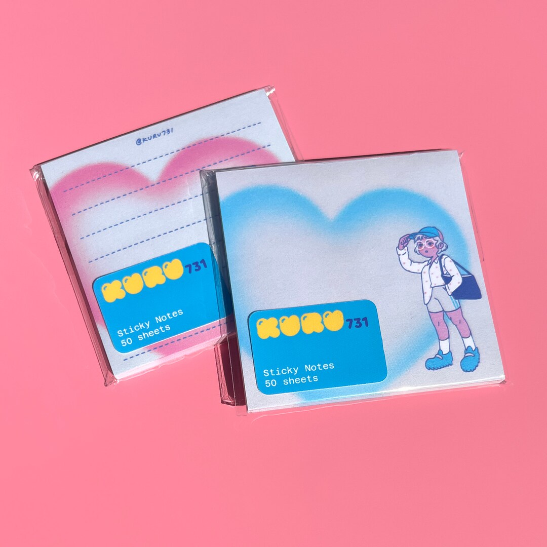 Ready for Love Sticky Notes set of 2 - Etsy