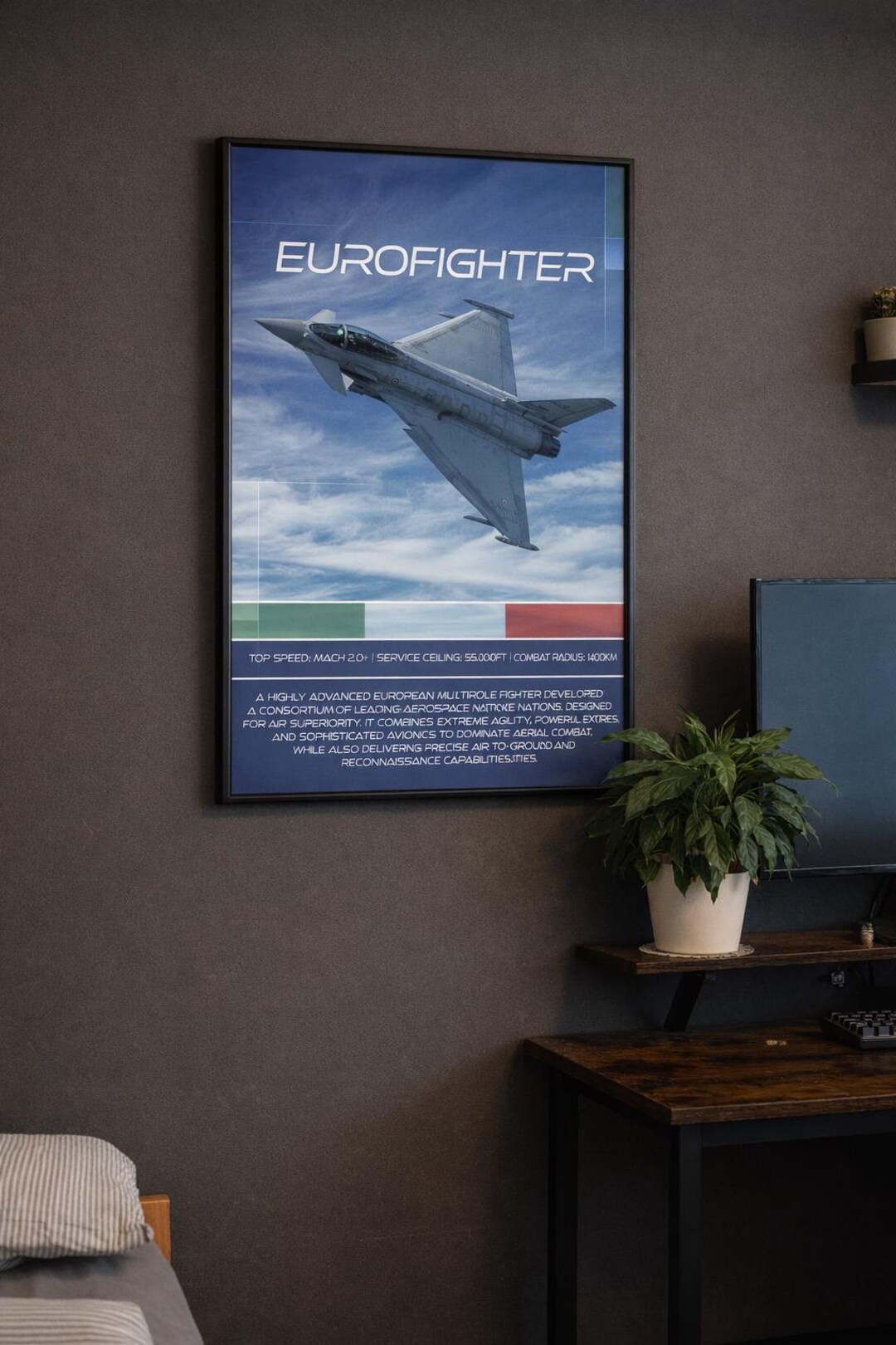 Eurofighter Typhoon Jet Poster | Aviation Wall Art - Etsy
