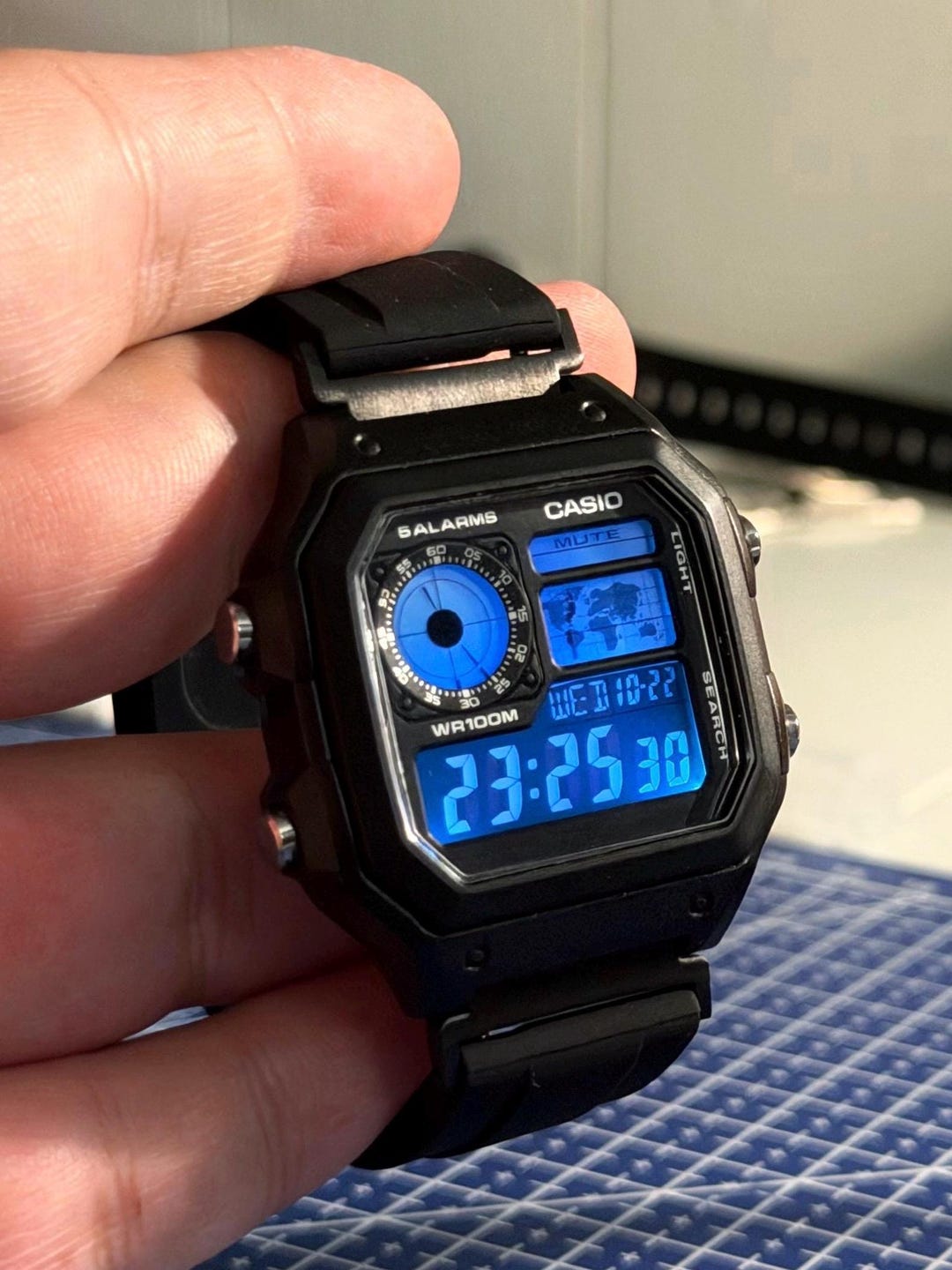 Casio AE1200WH – Custom Mod (blue Horizon Edition) - Etsy