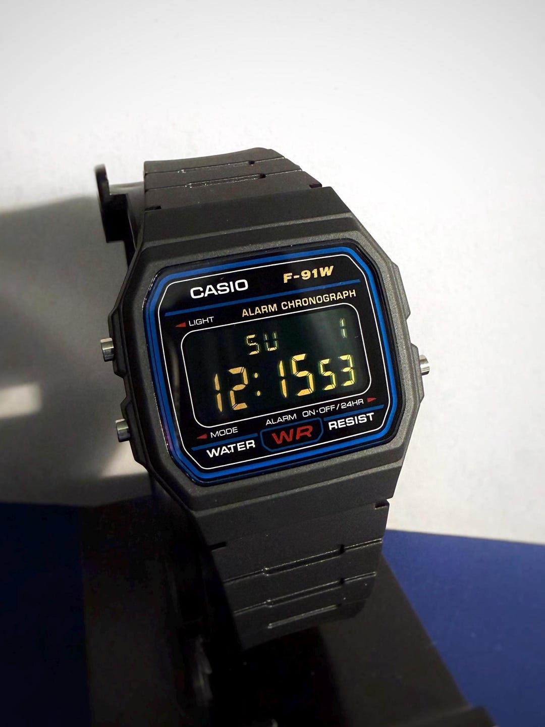 Casio F91W-1 Negative Display - Etsy