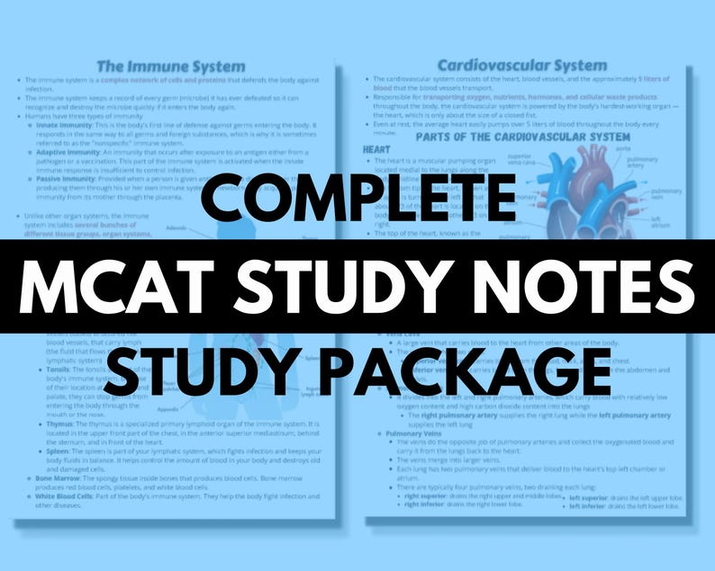 Complete MCAT Bundle | All Topics Included | Everything You Need for ...