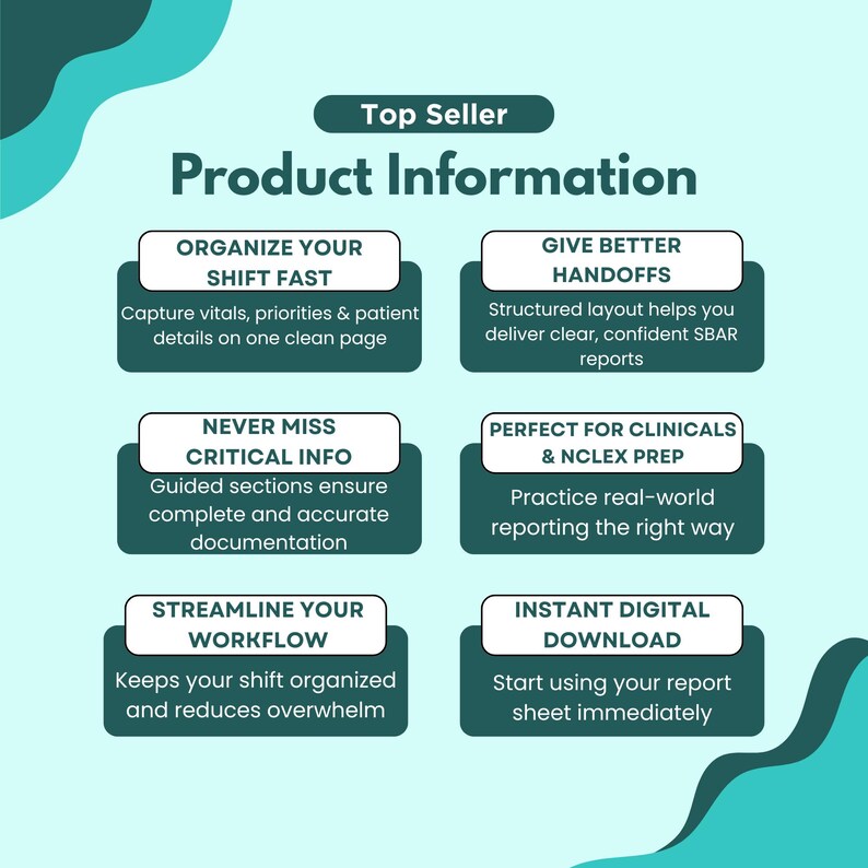Nursing Report Sheet Template | Med School Survival Guide | Nursing ...