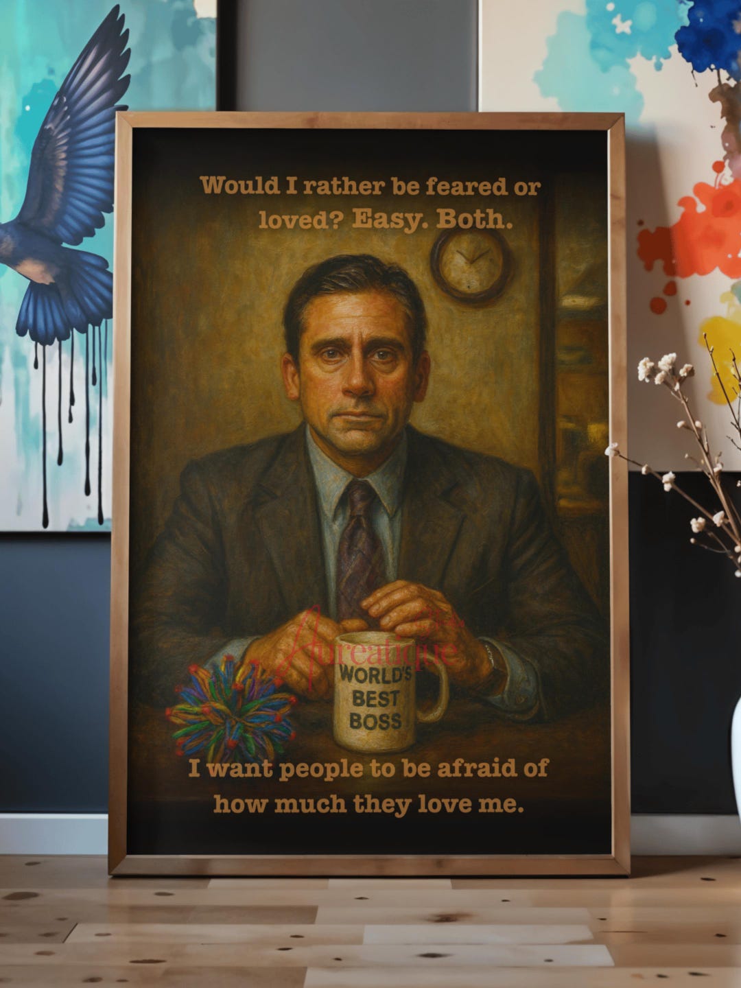 The Office Poster - Cinematic Wall Art - Michael Scott Fine Art Print ...
