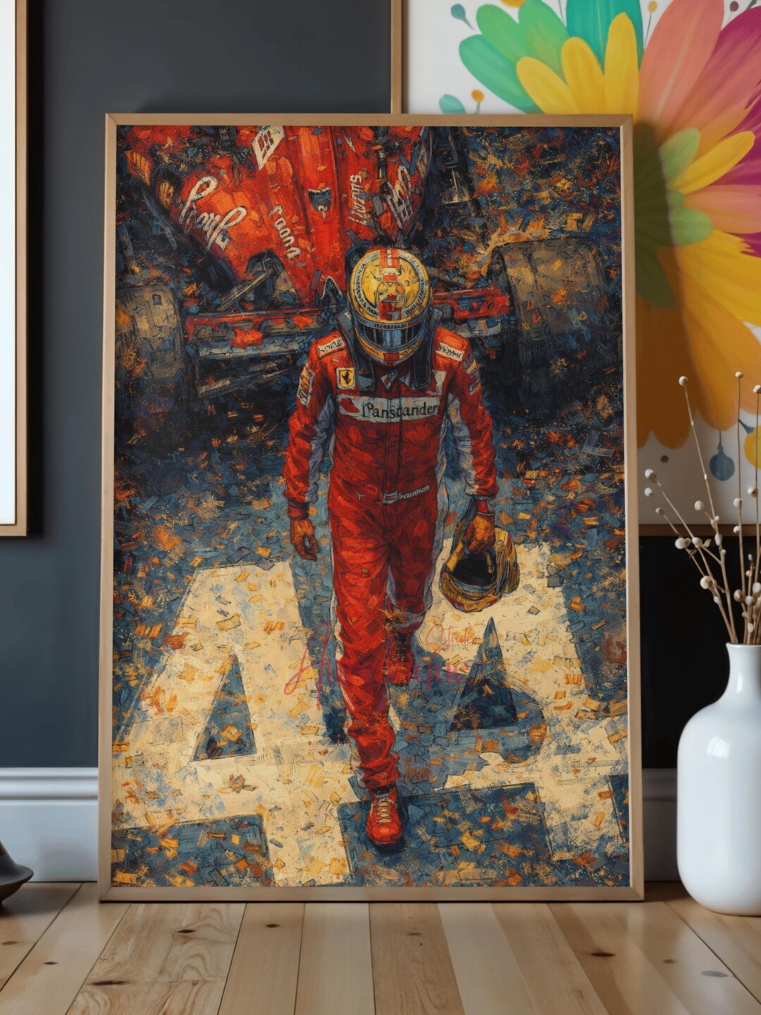 F1 Victory Poster – Motorsport Pop Culture Wall Art – Racing Fine Print ...