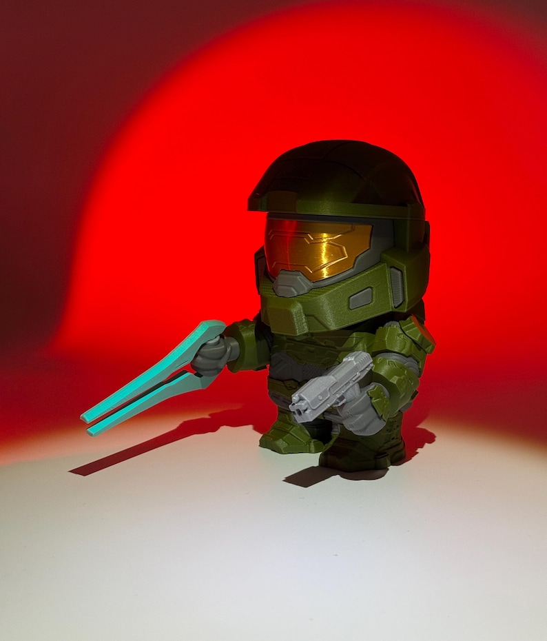 Armored Spartan Commando Chunkable 3D Printed Collectable - Etsy