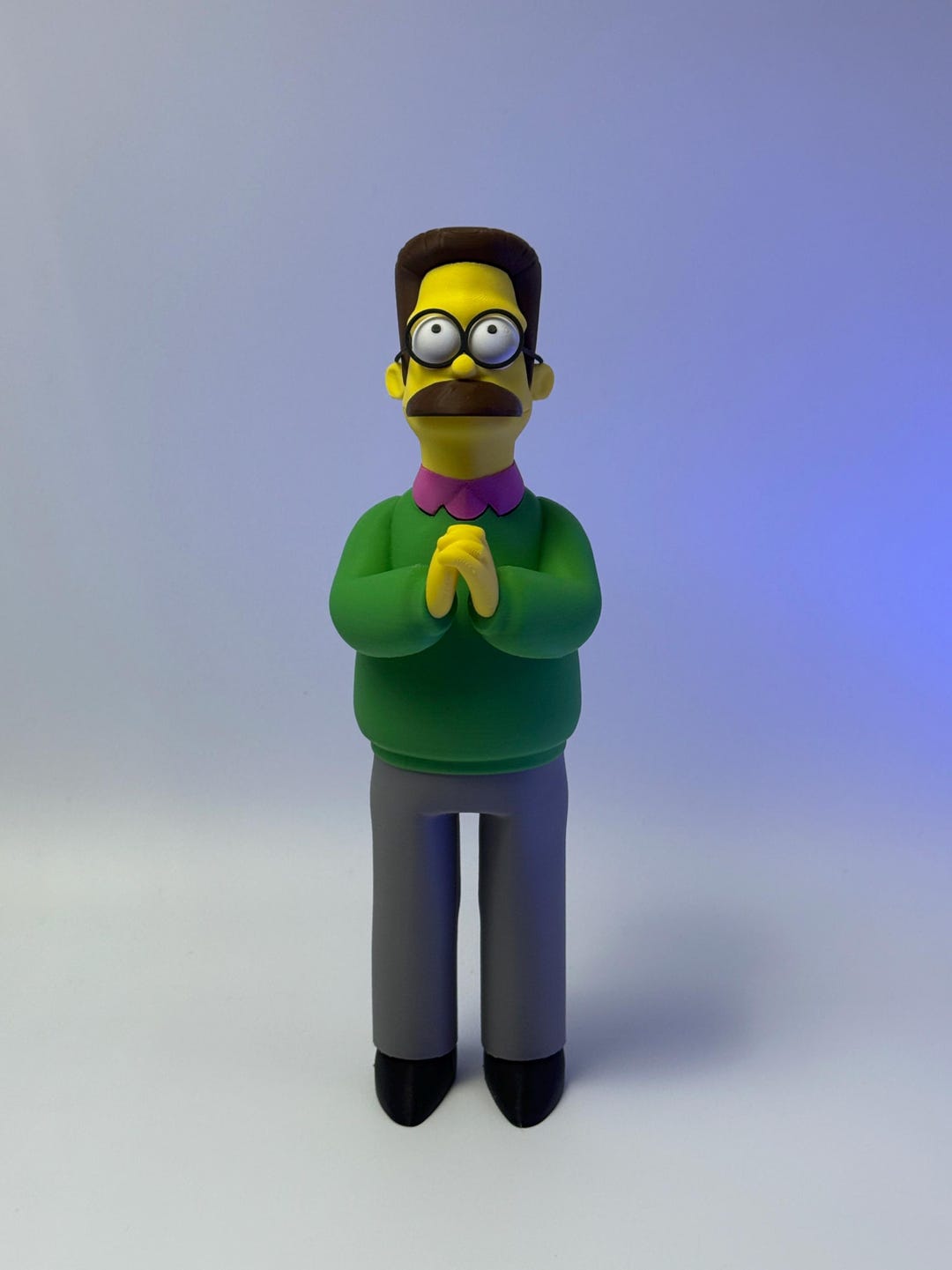 LARGE Simpsons Ned Flanders 3D Print Collectable Figure - Etsy