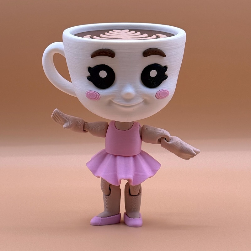 Ballerina Cappuccino Toy - Etsy