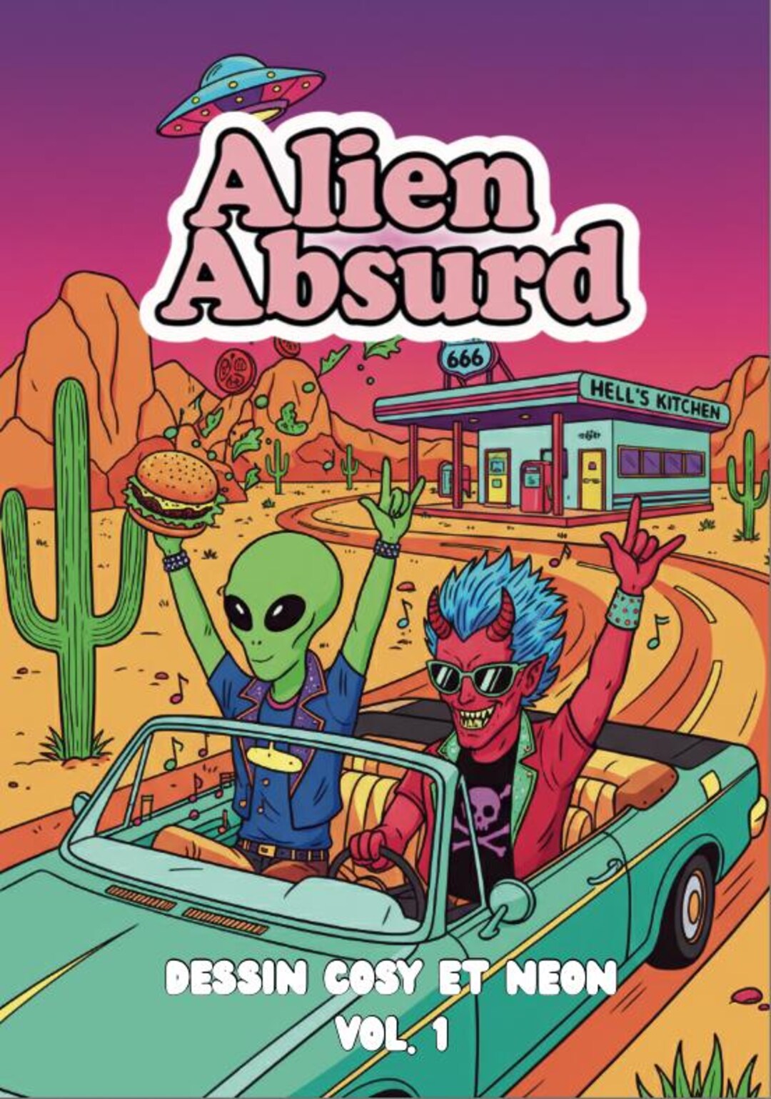 Alien Absurd - Coloring Book Vol.1 [FR] - Etsy