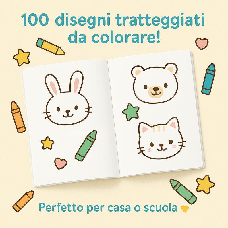 100 Line Drawings for Kids to Color | Creative Educational Coloring ...