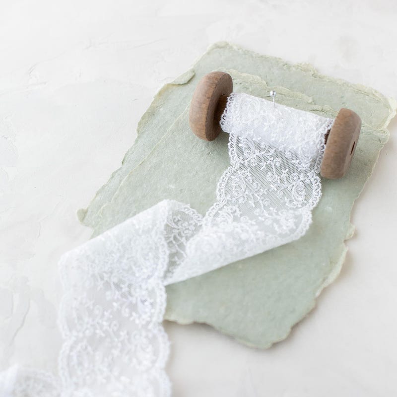 Floral Lace Trim Ribbon - Etsy