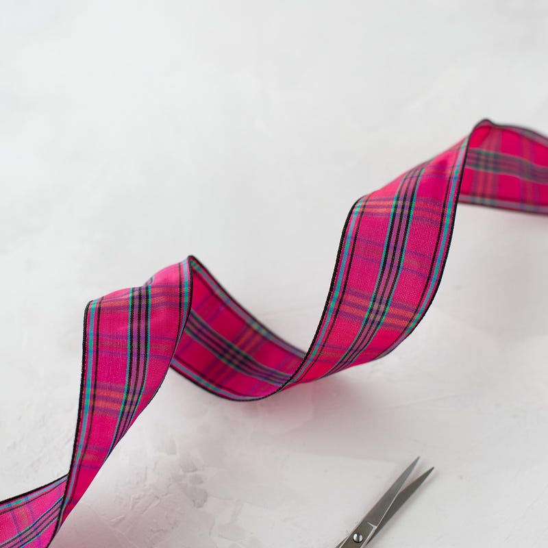 Pink Wired Ribbon - Etsy