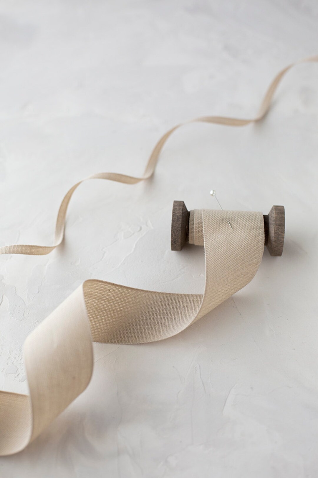 Tan Beige Tight-weave Cotton Ribbon • 1/4" • 5/8" • 1" • 1.5" - Etsy