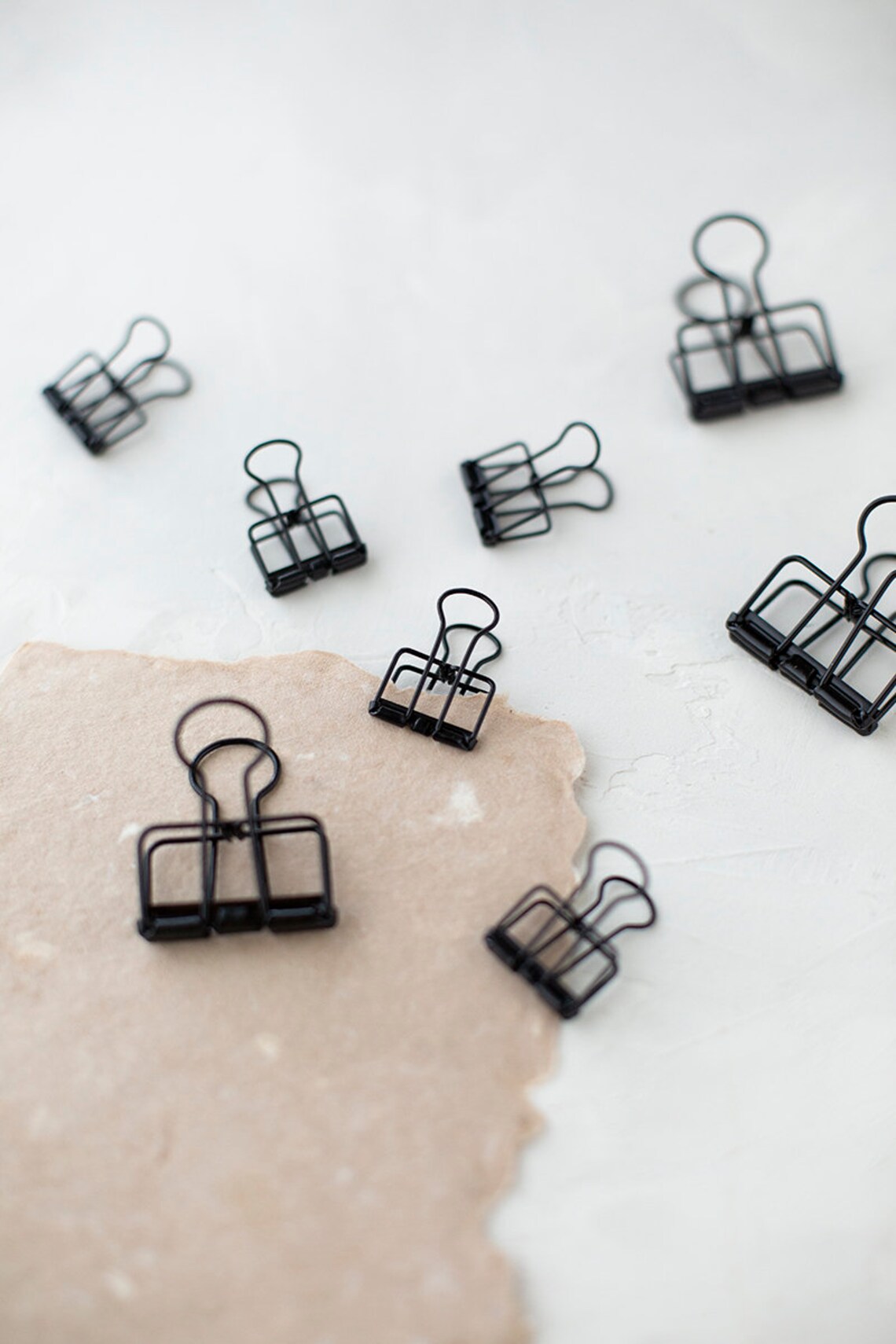 Black Metal Wire Binder Clips • Small / Large / Jumbo - Etsy