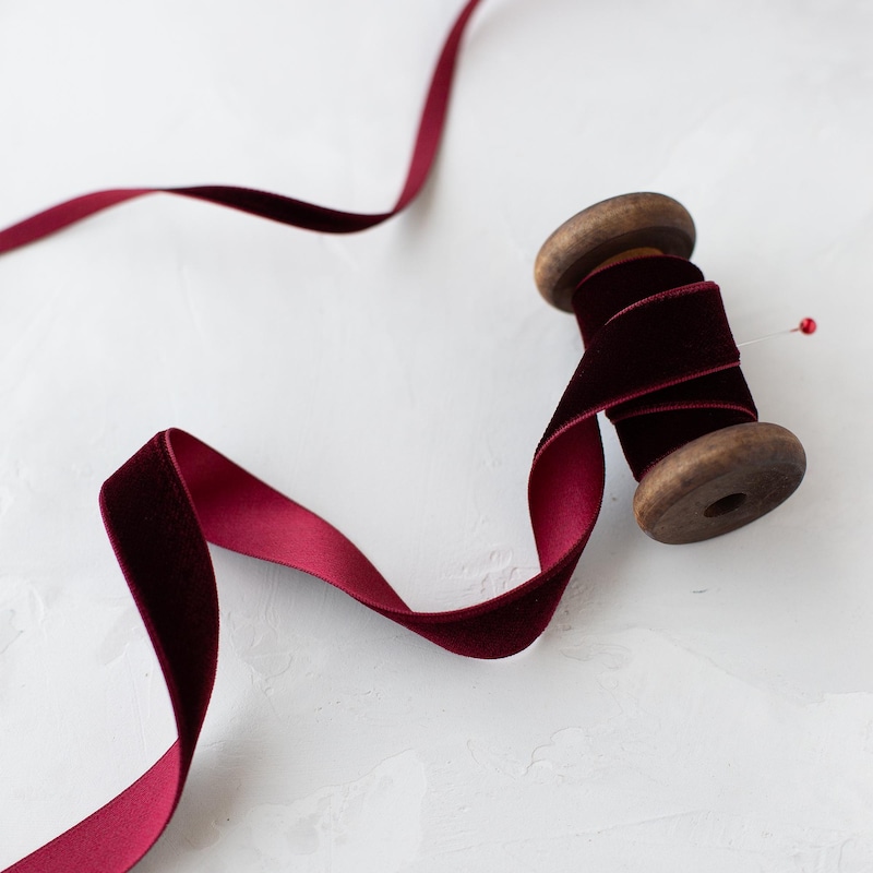 Maroon Ribbons - Etsy