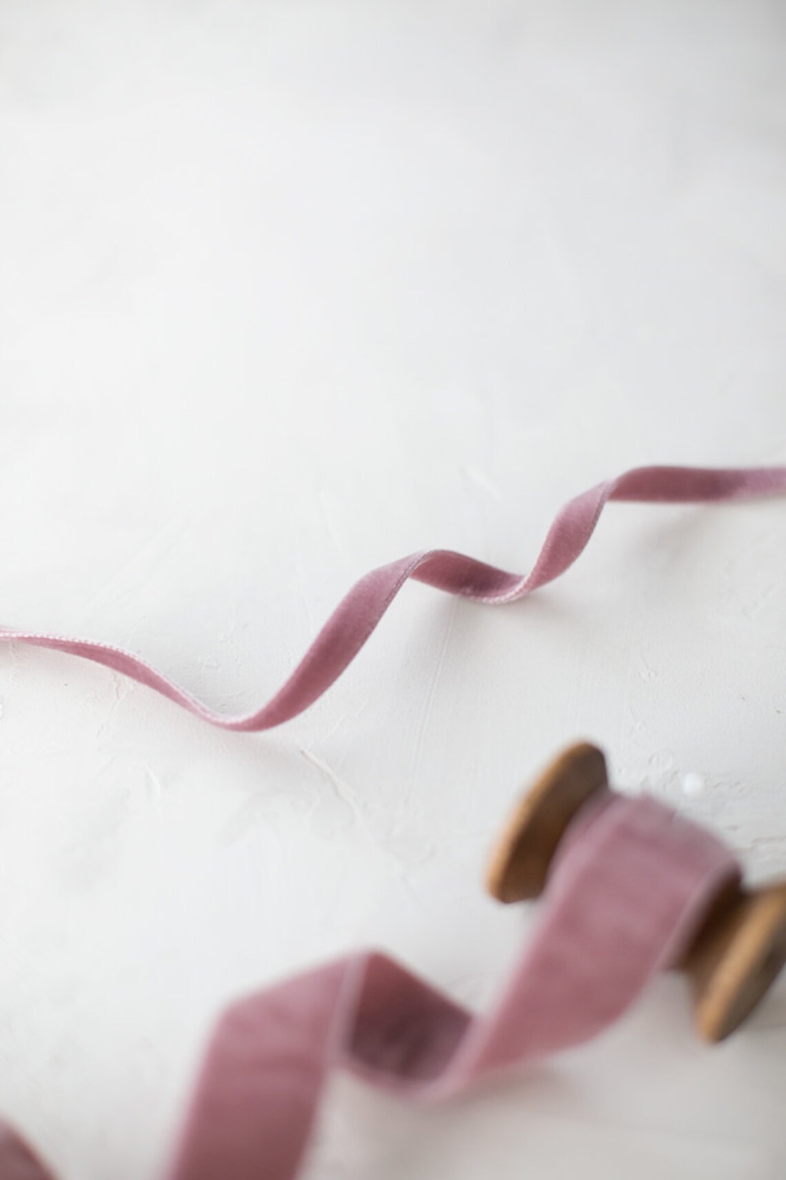 Rose Mauve Double-faced Swiss Velvet Ribbon 3/16 - Etsy