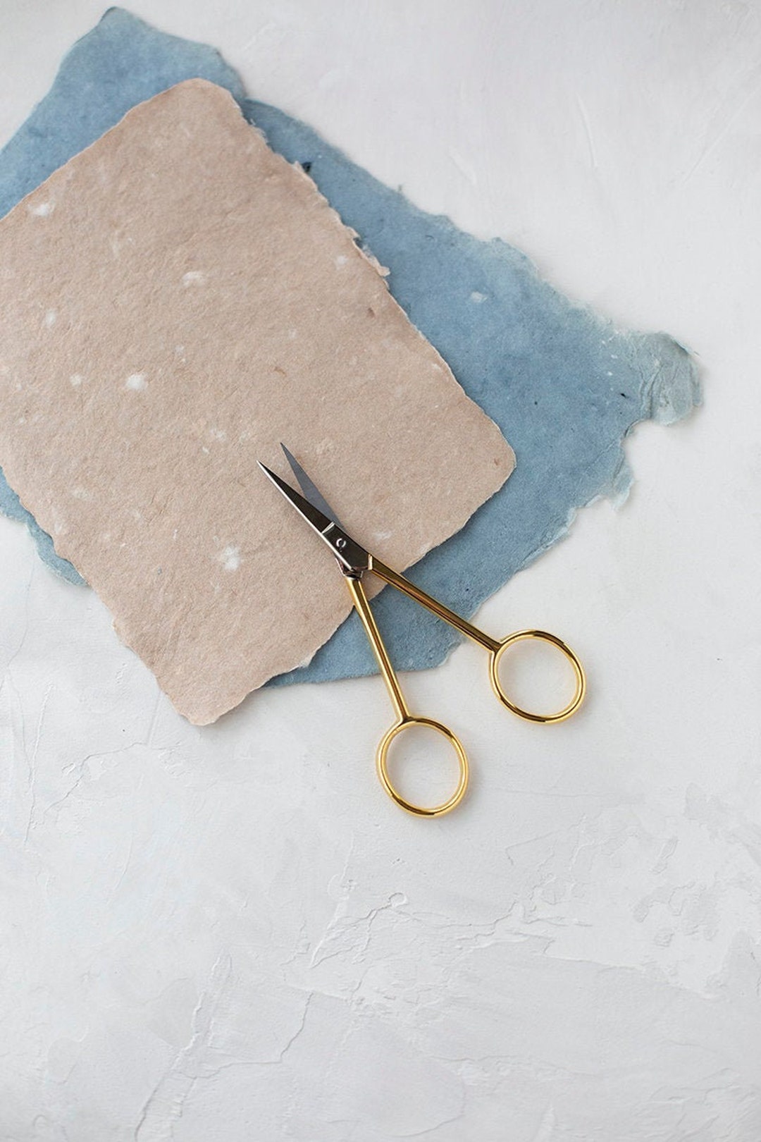 24k Gold-plated Silhouette Italian Scissors • 4" - Etsy