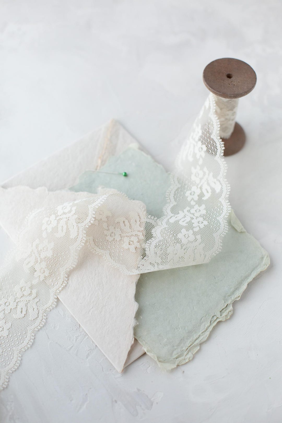 Champagne Beige Floral Scalloped-edge Galloon Lace Ribbon Trim • 2.5 ...