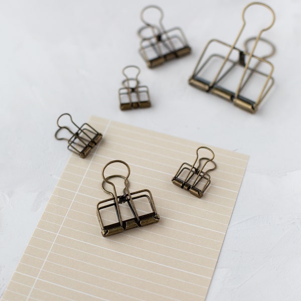 Binder Clips - Etsy