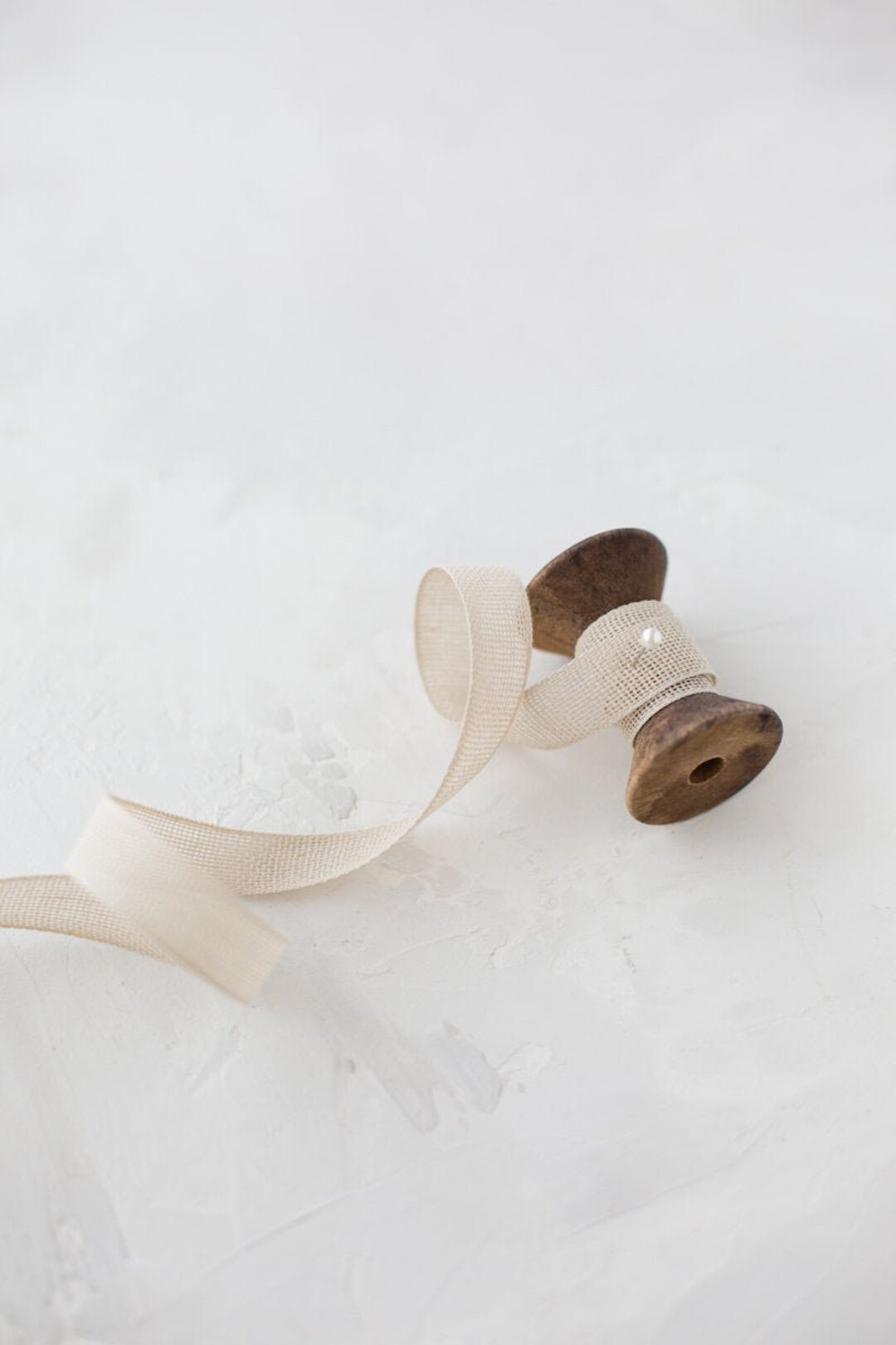 Tan Loose Weave Italian Cotton Ribbon • 1/2" - Etsy