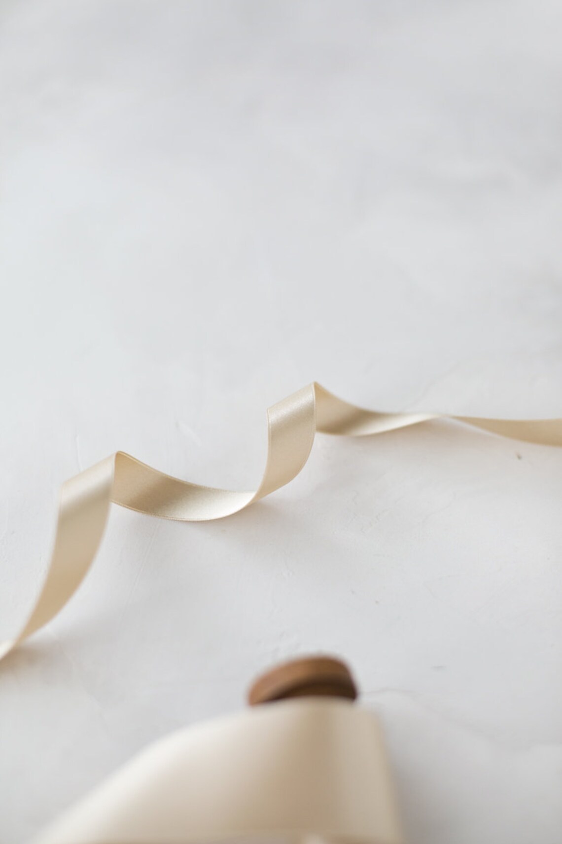 Champagne Double-faced Satin Ribbon 1/8 1/4 - Etsy