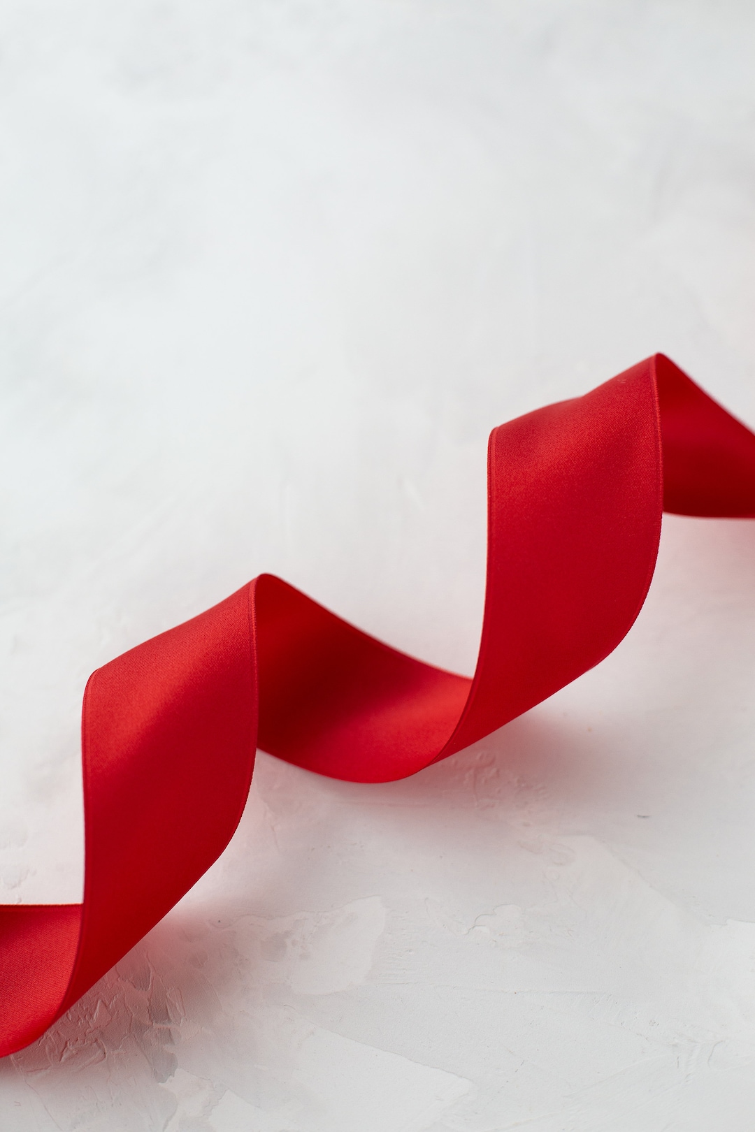 Scarlet Red Swiss Lightly-wired Satin Ribbon • 1" • 1.5" • 2.75" - Etsy